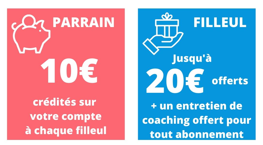 Parrainez vos amis et gagnez jusqu’à 100€ | Linecoaching
